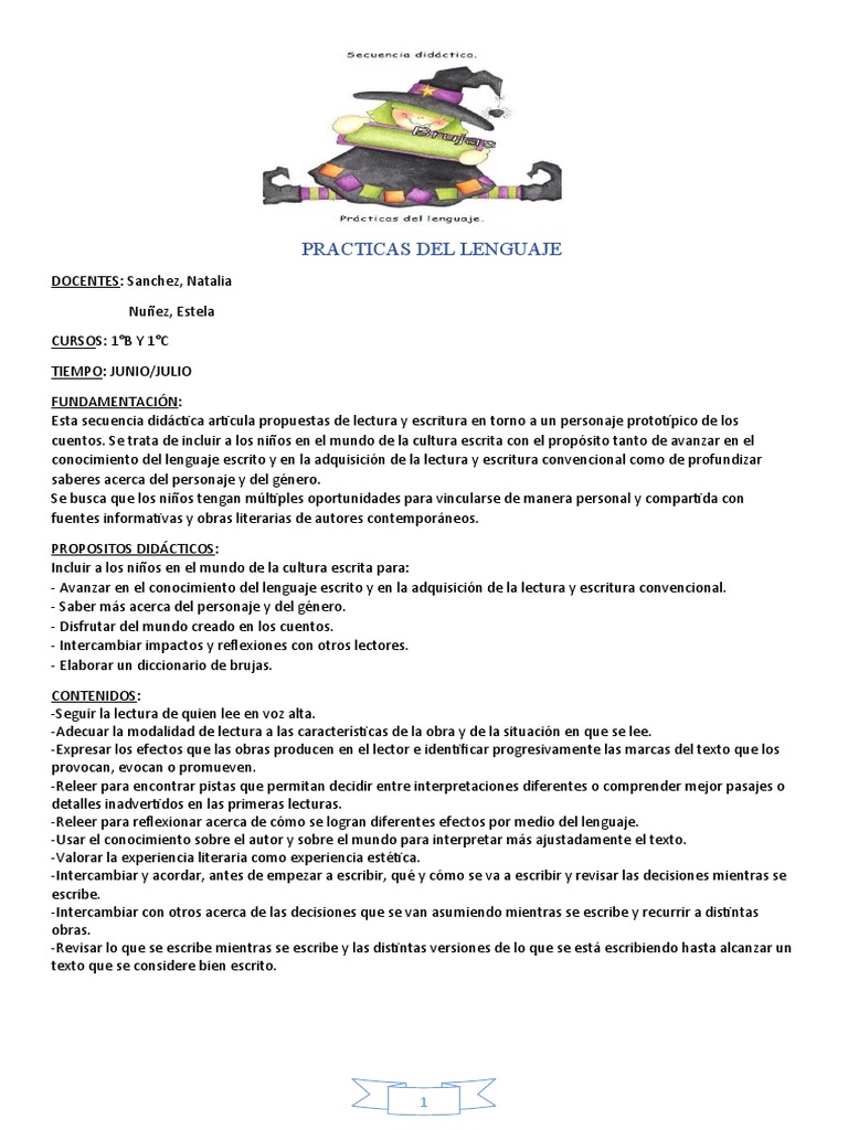 Cuentos Con Brujas 1 Pdf Conocimiento