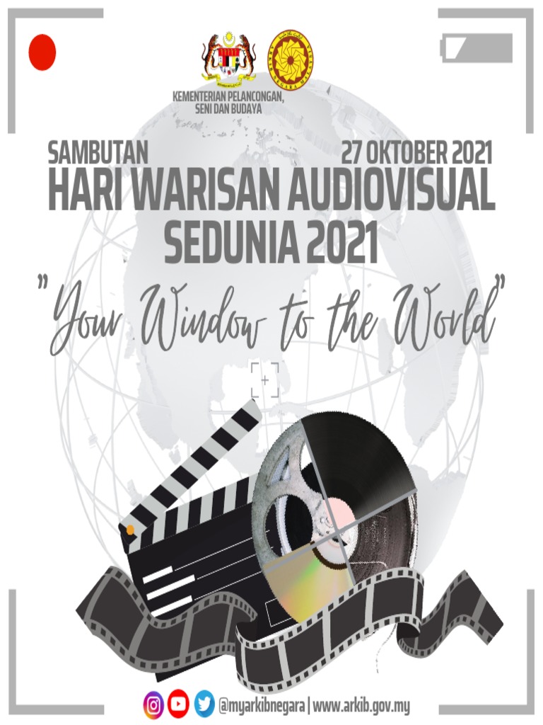 Poster Sambutan Hari Audiovisual Sedunia 2021 | PDF