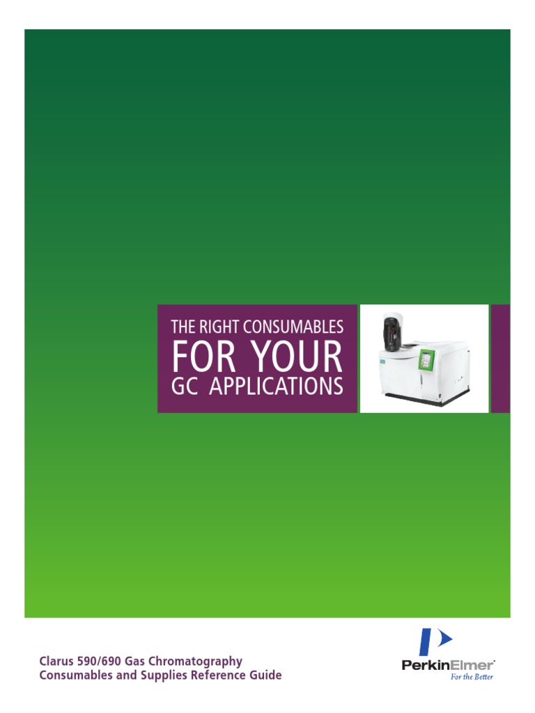 Clarus 590-690 Consumables Reference Guide | PDF | Gas Chromatography ...
