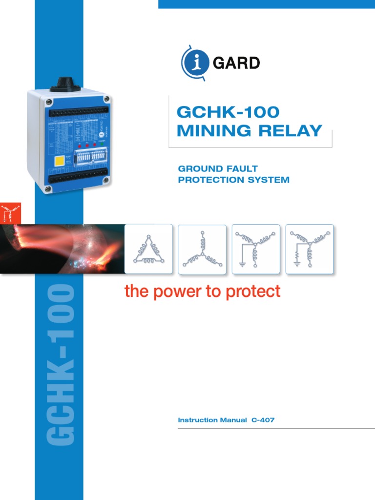 1_ IGARD GCHK-100 Mining Relay Instruction Manual | PDF | Relay | Fuse ...
