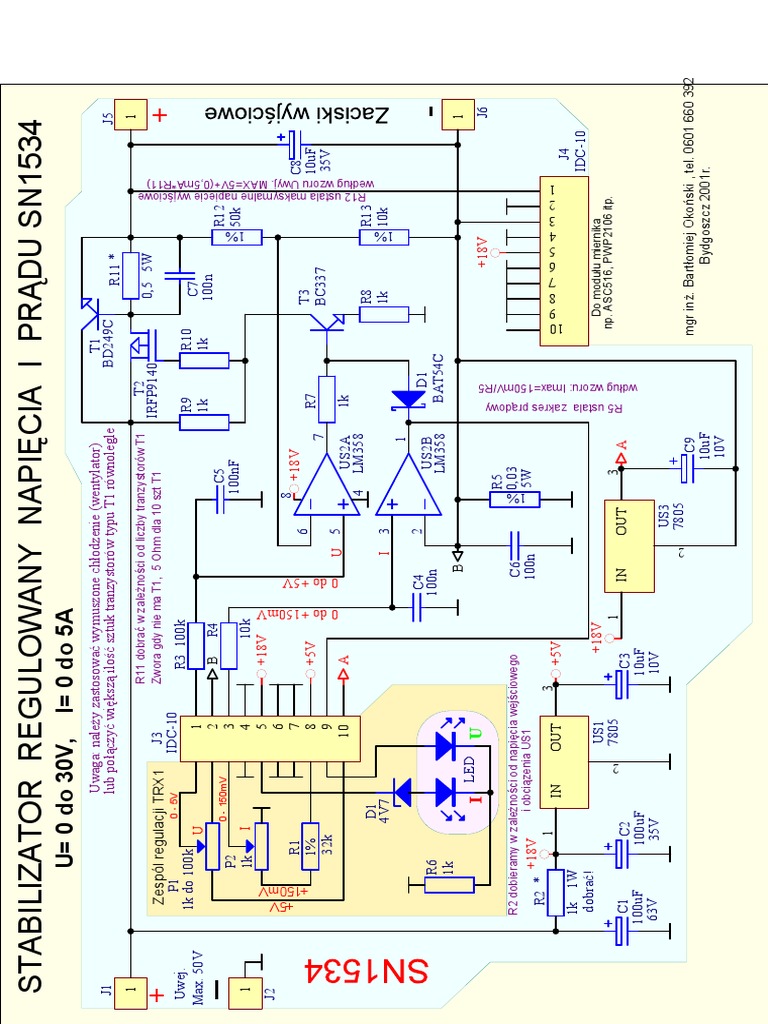 Schemat Ideowy SN1534 | PDF
