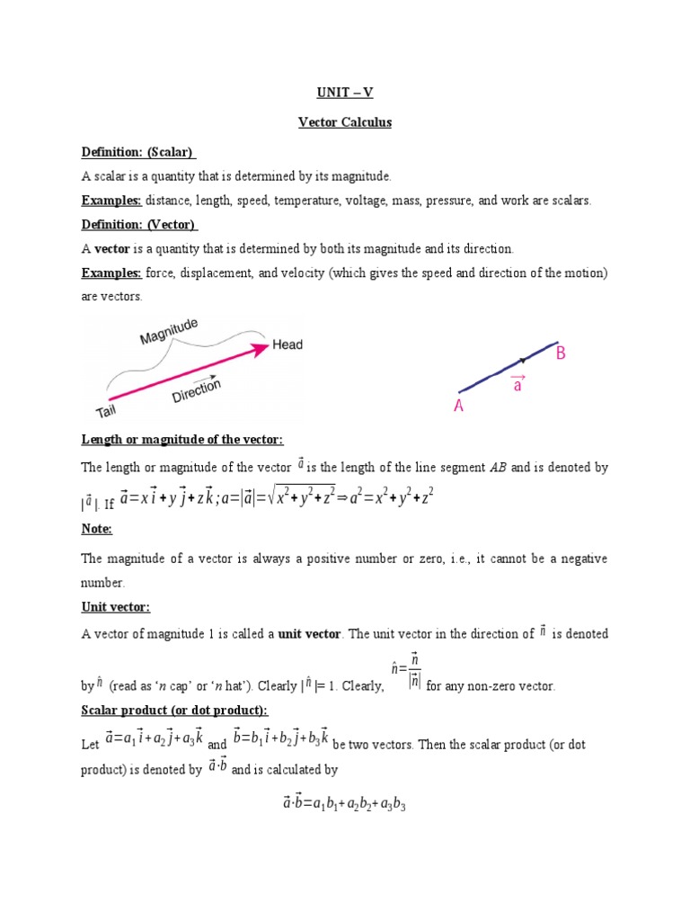 Vector Calculus | Download Free PDF | Euclidean Vector | Mathematical Analysis