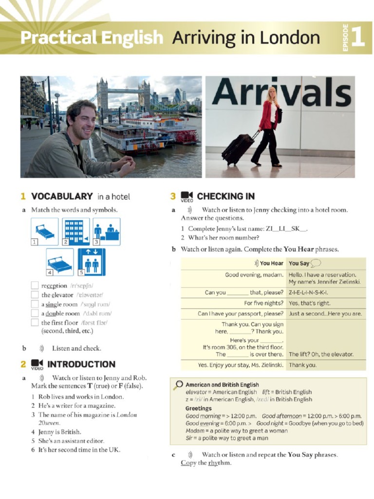 Practical English 1 | PDF