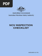 AMSA PSC Initial Inspection Checklist | PDF | Oil Tanker | Firefighting