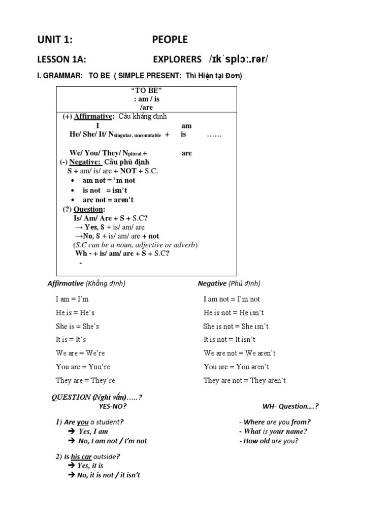 Unit 1 People General English 1 Pdf Grandparent Noun