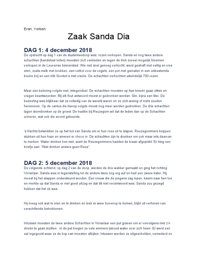 Zaak Sanda Dia | PDF