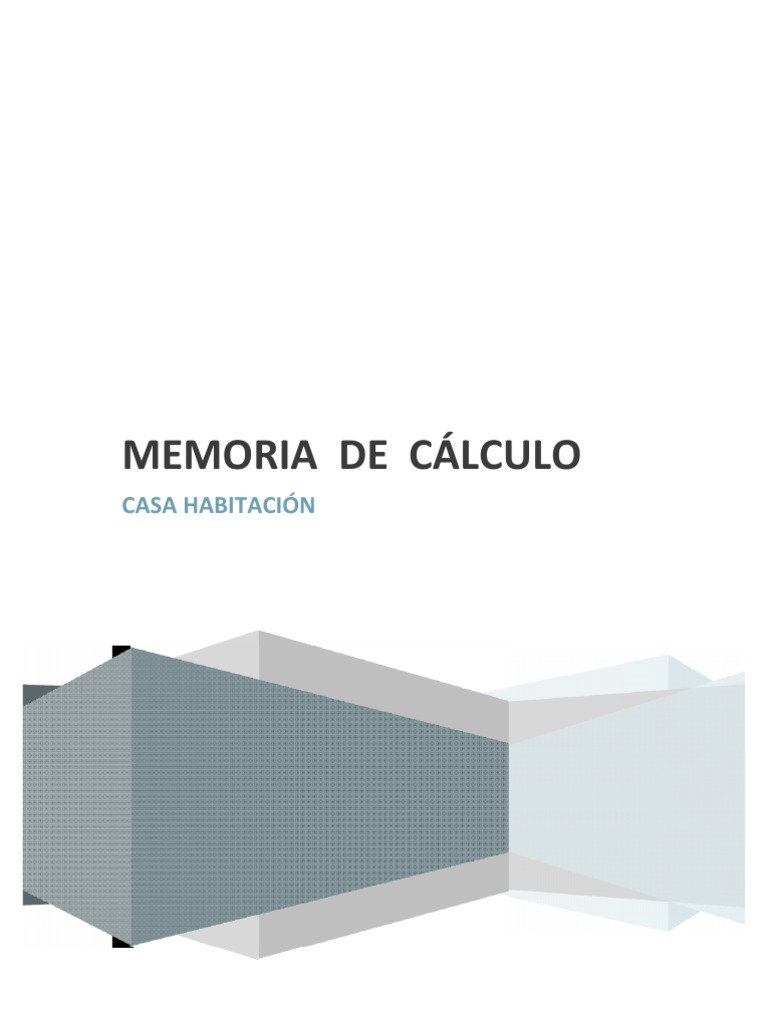 Calculo Estructural Trabe - Procedimiento | PDF | Fundación (Ingeniería ...