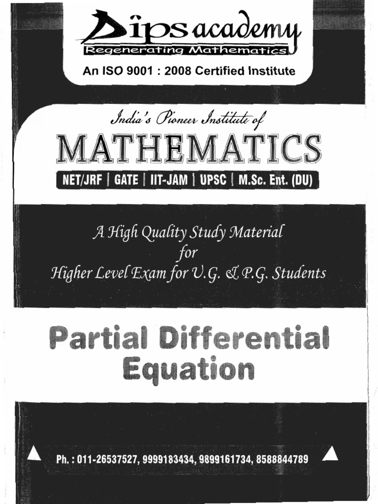 Partial Differential Equations | PDF