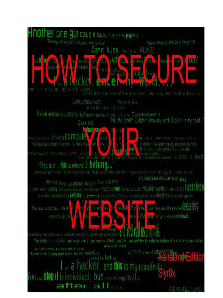 How To Secure Your Website | PDF | Password | Software