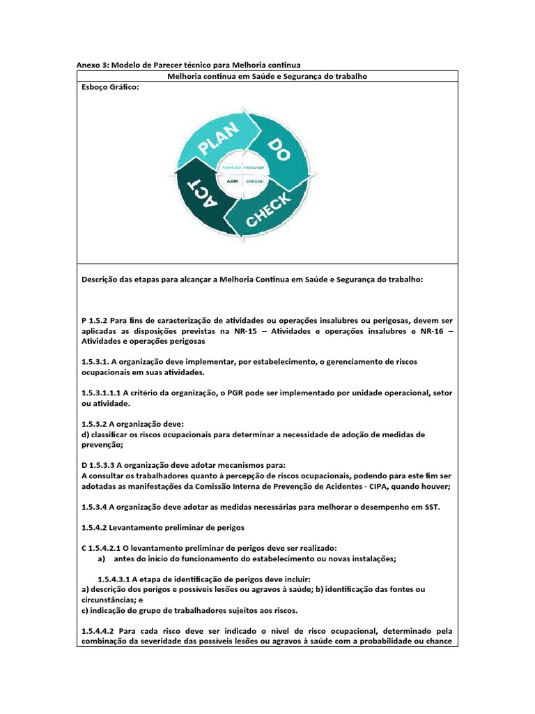 Cópia de Anexo 1 Modelo de Parecer Técnico Para Melhoria Contínua | PDF ... Cópia de Anexo 1 Modelo de Parecer Técnico Para Melhoria Contínua | PDF ...