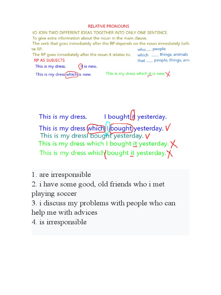 Relative Pronoun Part Two | PDF