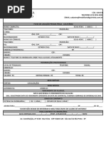 Ficha Nacional de Registro de Hospedes | PDF