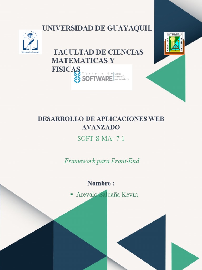 Framework Para Front End Kevin Arévalo Pdf Bootstrap Marco Frontal Script Java 3523