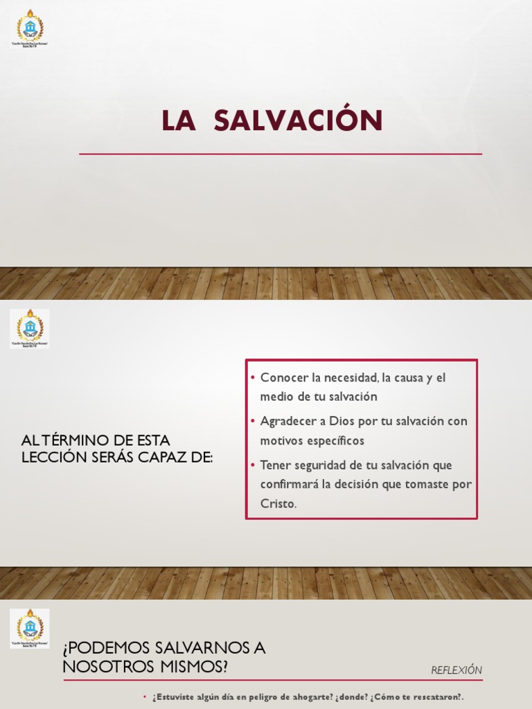 La Salvación | PDF | Salvación | Cristo (título)