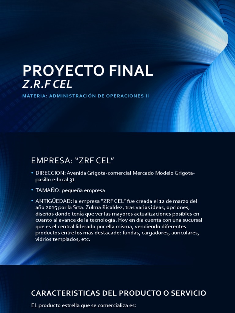 Administración de Operaciones Proyecto Final 1 | PDF | Precios | Los consumidores