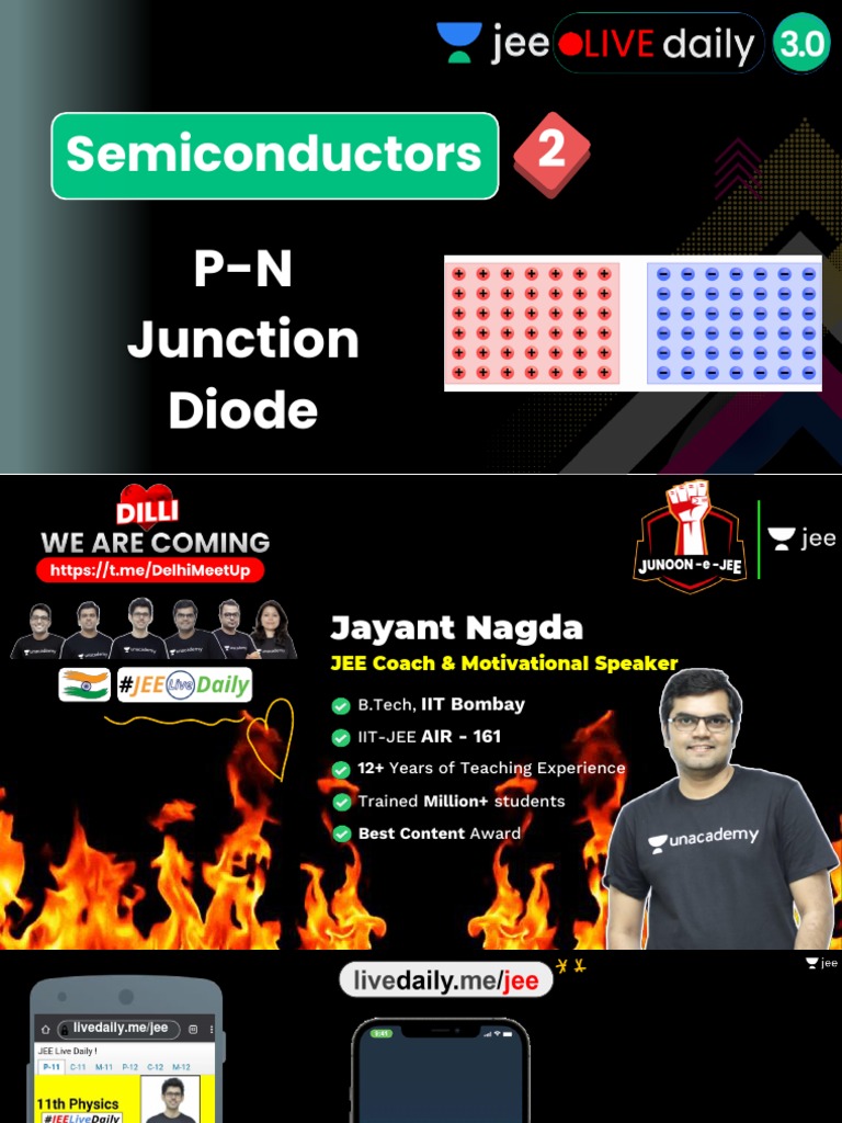 P-N Junction Diode & Semiconductors | PDF | P–N Junction | Semiconductors
