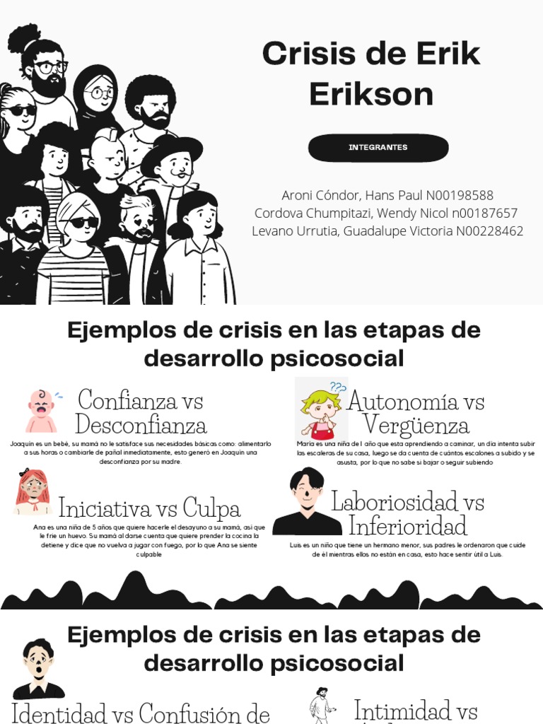 Crisis de Erik Erikson | PDF | Adultos