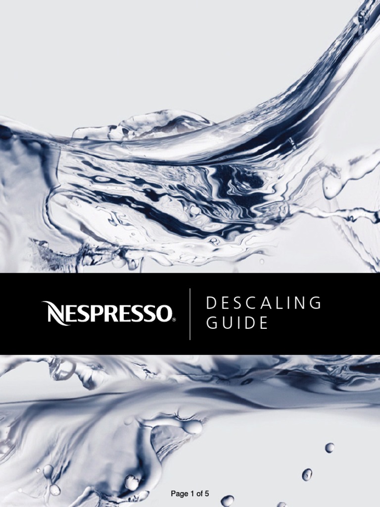 Nespresso Essenza Plus Descaling Guide | PDF