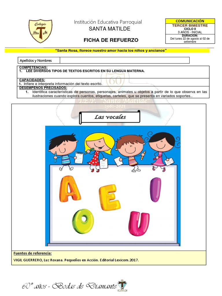 Ficha de Refuerzo - Comunicación | PDF