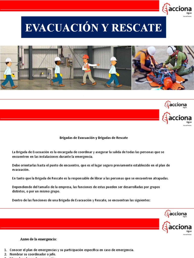Evacuación y Rescate | PDF | Historia