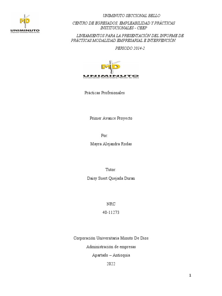 Proyecto de Practicas - Manual de Funciones | PDF | Business | Gestión ...