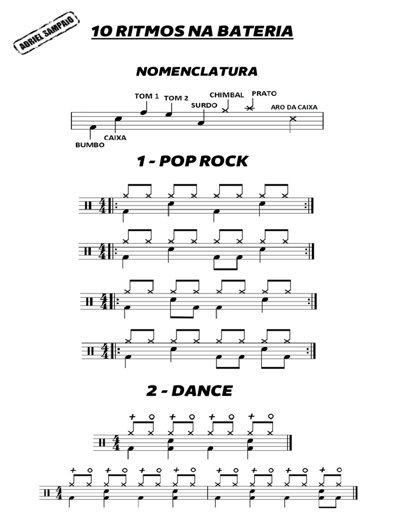 Ritmos Essenciais para Bateristas | PDF