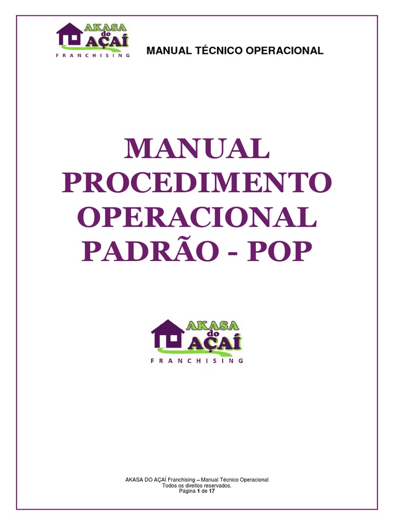 Manual - POP At.2020 | PDF | Leite | Geladeira