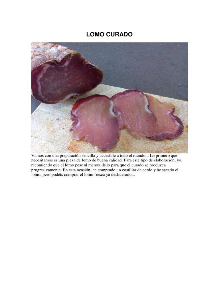Lomo Curado | PDF