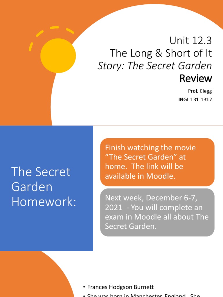 Review - The Secret Garden | PDF | The Secret Garden