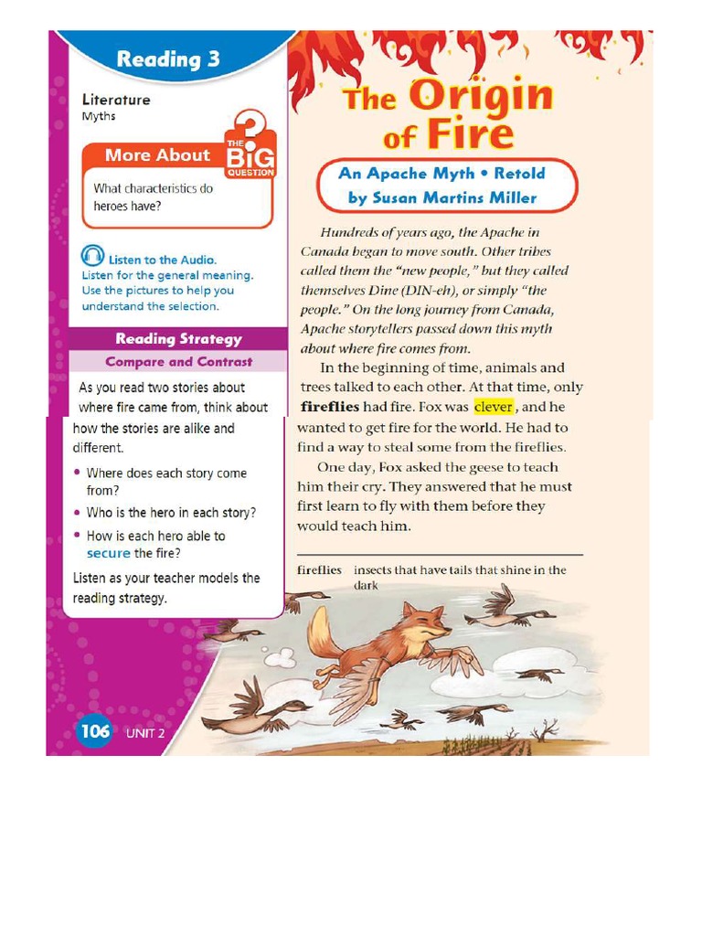 Reading 3 - The Origin of Fire | PDF