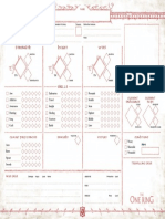 SIF RP - Character Sheets - Fillable PDF | PDF | Leisure | Unrest