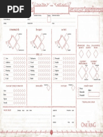 TOR Hobbit Character Sheet Fillable | PDF