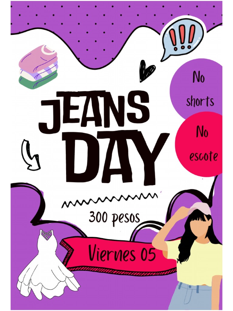Poster Jeans Day 05 Agosto | PDF
