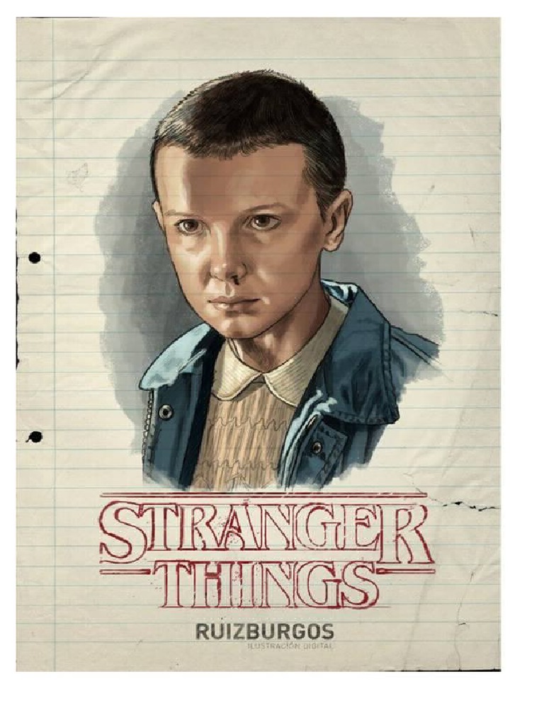 Capa de Caderno Eleven Stranger Things | PDF