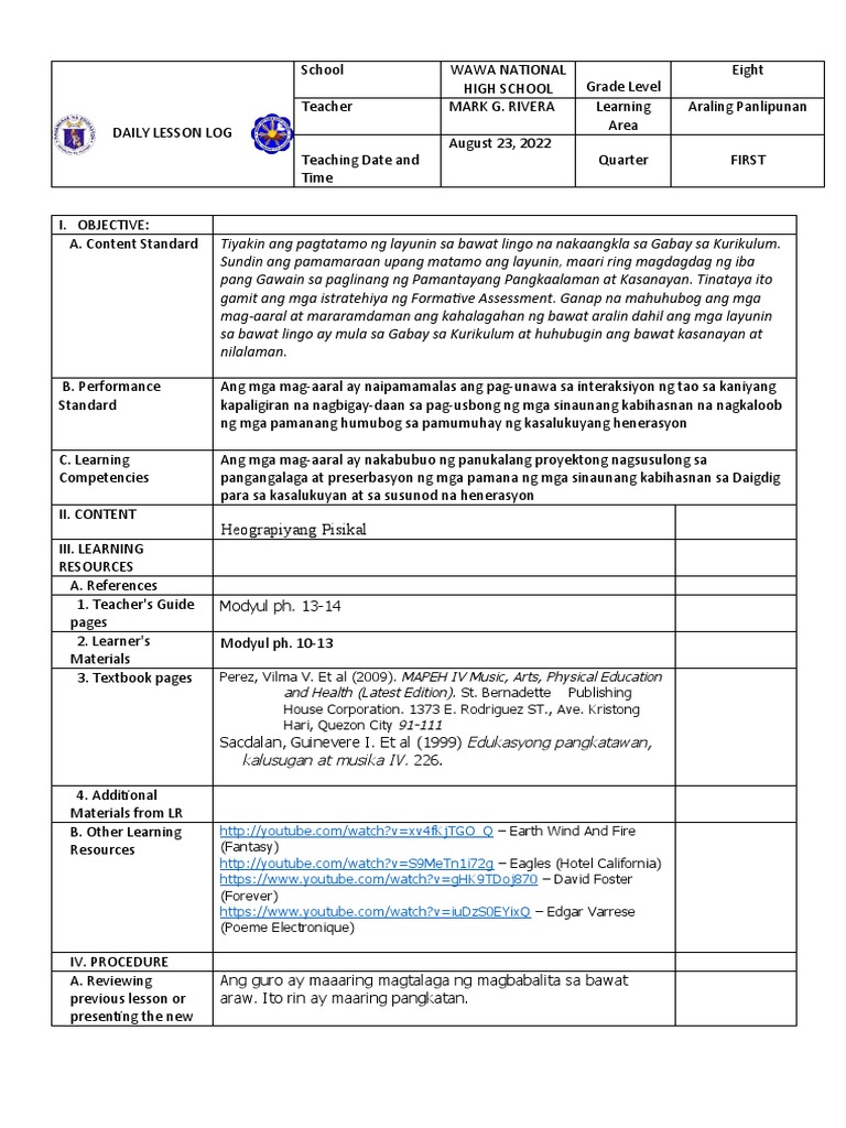 AP 8 First Day | PDF