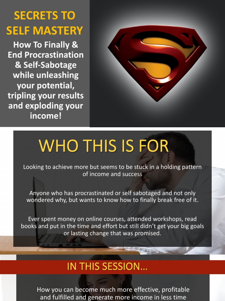 Unlocking Self Mastery for Success | PDF | Neuroscience | Psychology