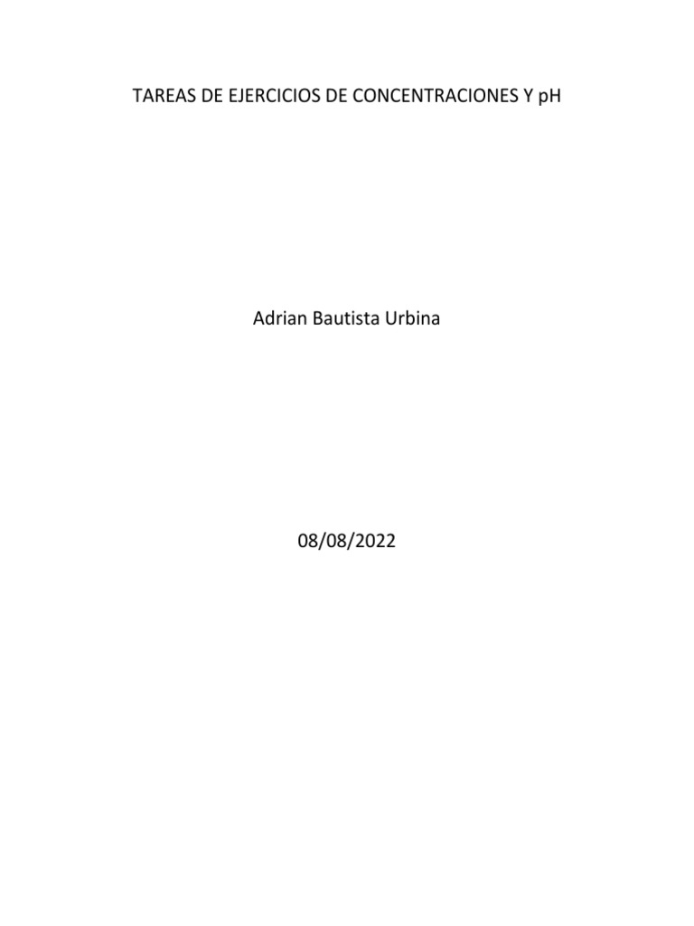 Ejercicios de Tarea | PDF