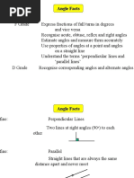 Geometry Notes Grade 9 Mathematics | PDF | Triangle | Angle