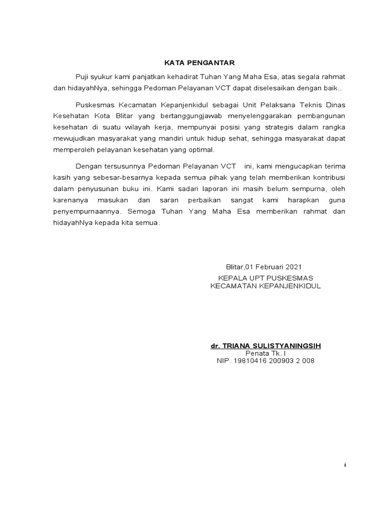 Ukp - Pedoman Layanan VCT - 21 | PDF