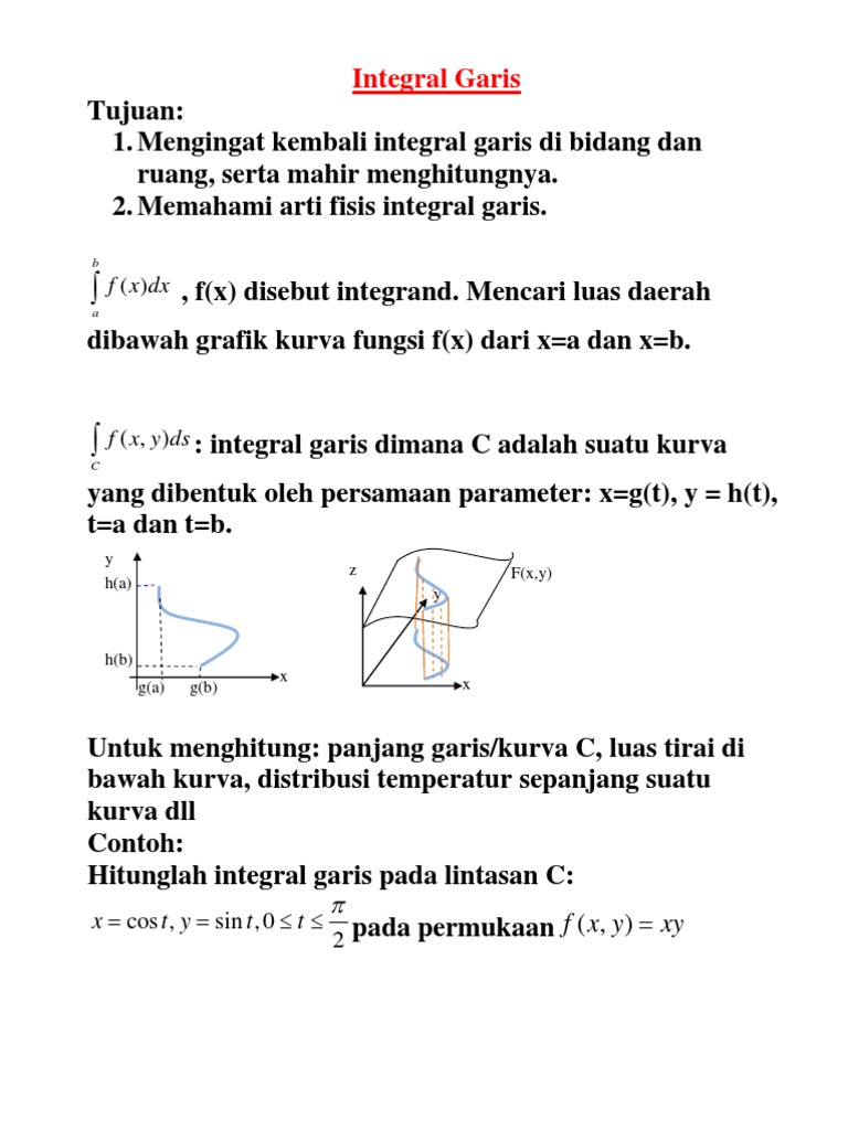 12 Integral Garis | PDF