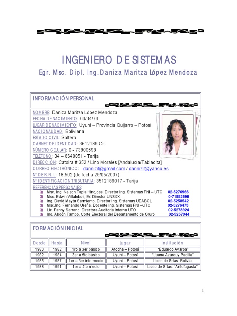 Daniza Lopez Mendoza | PDF