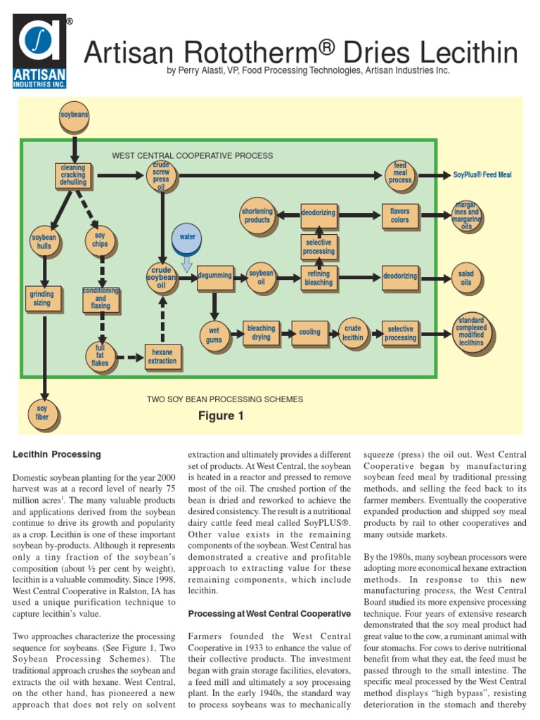 Artisan Rototherm Dries Lecithin: by Perry Alasti, VP, Food Processing ...