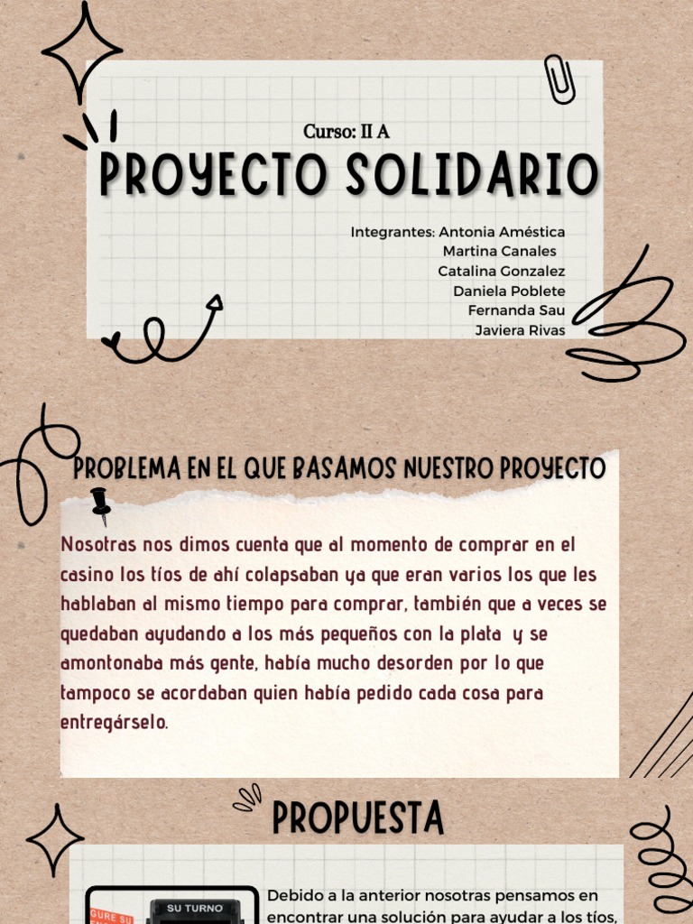Proyecto Solidario | PDF