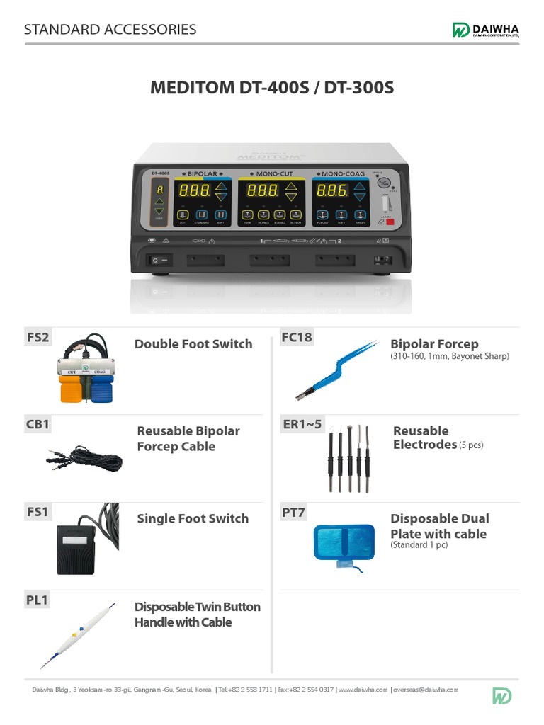 Daiwha DT400S + DT300S | PDF