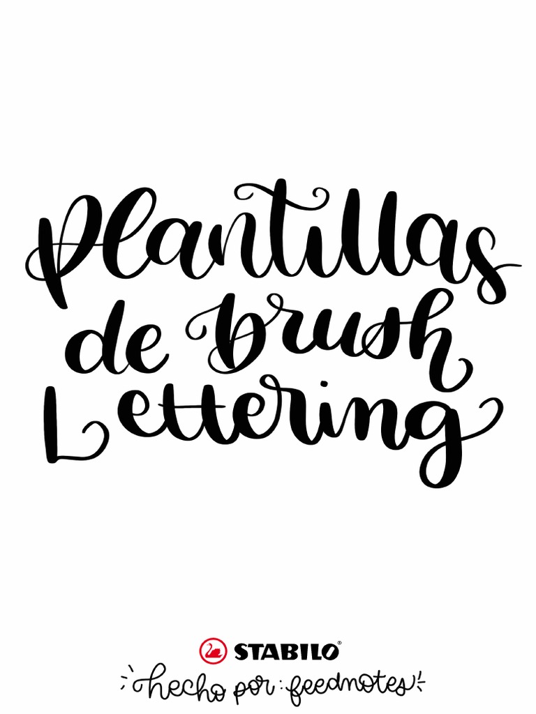 Plantilla de Lettering | PDF