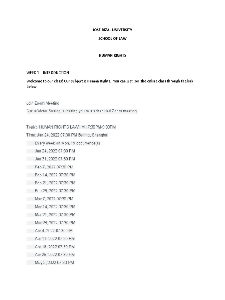 Week 1 - Introduction | PDF Week 1 - Introduction | PDF