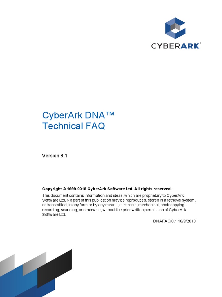 CyberArk DNA™ Technical FAQ | PDF | Active Directory | Computer Network