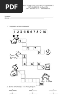Los Numeros Del 21 Al 25 y Numeros Anterior y Posterior | PDF