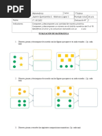 Prueba de Matematica Primero Basico | PDF