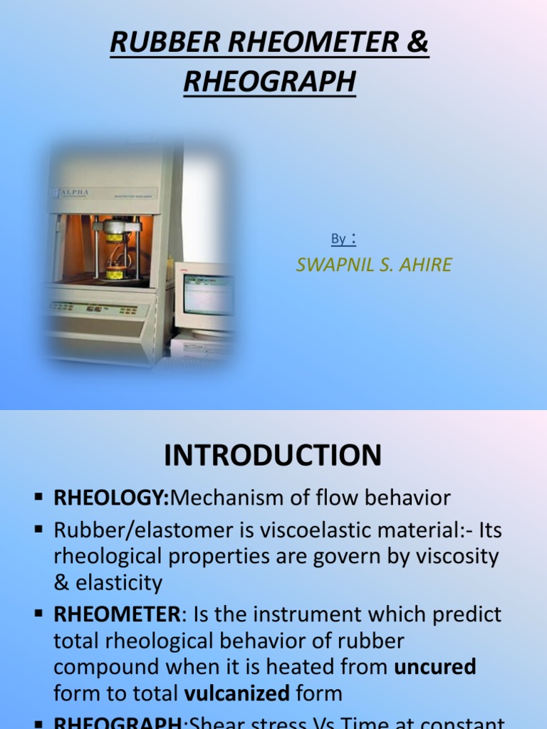 Basics of Rubber Rheometry & Rheograph | PDF | Rheology | Physical Sciences